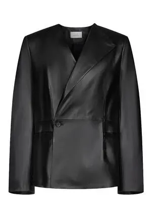 Loulou De Saison Paoli Leather Jacket - Black