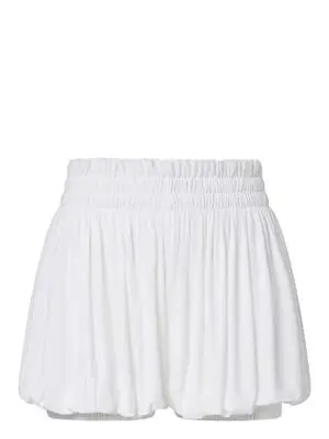 Norma Kamali Gathered Shorts - White
