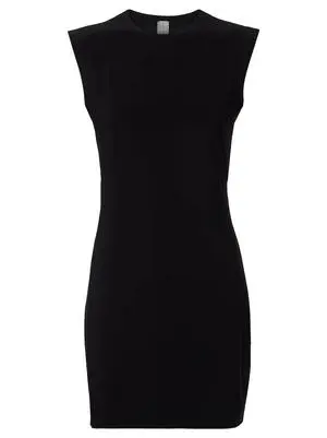 Norma Kamali Jersey Minidress - Black