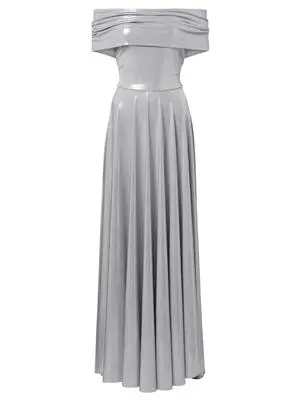 Norma Kamali Off-shoulder Gown - Silver