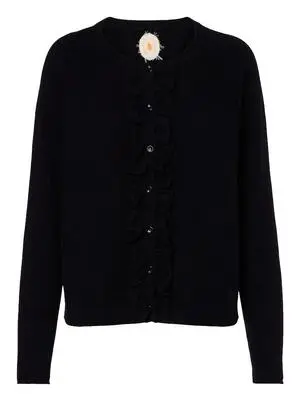 Jardin Des Orangers Cotton And Cashmere Cardigan - Black