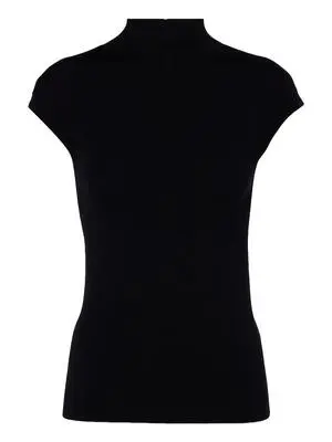 Jardin Des Orangers Ribbed-knit Virgin Wool Top - Black