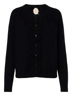 Jardin Des Orangers Cotton And Cashmere Cardigan - Black
