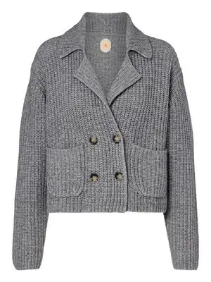 Jardin Des Orangers Cotton And Cashmere Cardigan - Grey