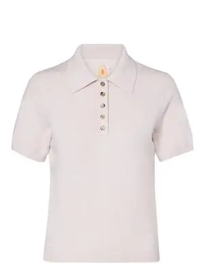 Jardin Des Orangers Cotton And Cashmere Polo Shirt - Pink