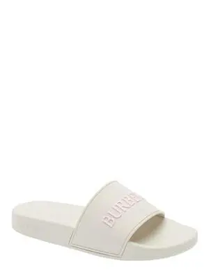 Burberry Furley Slide Sandal - Sandy Beige/candyflo