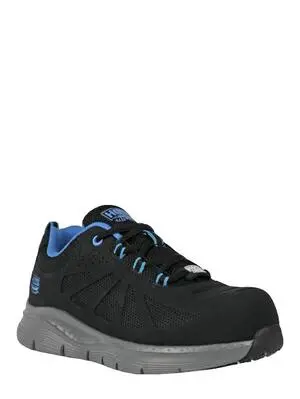 HOSS BOOT COMPANY Hoss Skyline Composite Toe Athletic Work Shoe - Black/blue