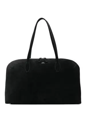 TOTEME Suede Tote Bag - Black