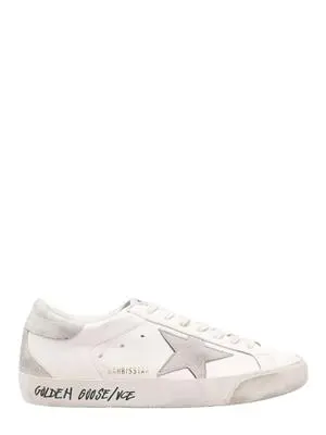 GOLDEN GOOSE Super-star Leather Sneakers - Grey