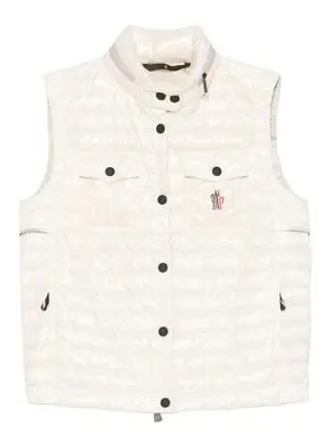 Moncler Gumiane Down Vest - White