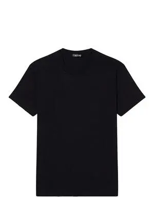 TOM FORD Pointelle-knit Cotton T-shirt - Black