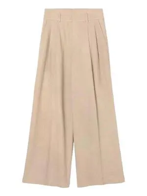 JAMES PERSE Belt-loop Pleated Trousers - Neutrals