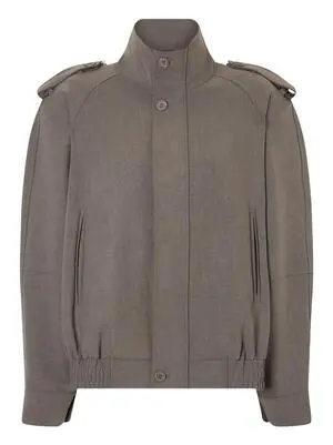 THE FRANKIE SHOP Kelly Woven Jacket - Brown