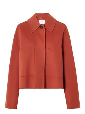 JOSEPH Kalaa Wool And Silk-blend Jacket - Orange