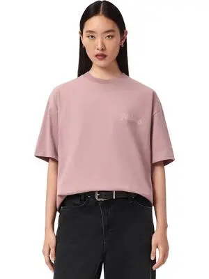 ALLSAINTS Odyssey Etta T-shirt - Dusty Lilac
