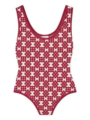 Dries Van Noten Jacquard-knit Bodysuit - Red
