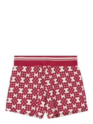 Dries Van Noten Jacquard-knit Shorts - Red