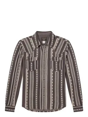 Ralph Lauren Cotton-jacquard Overshirt - Brown