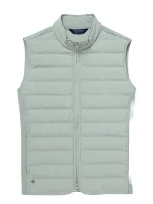 Peter Millar Winsome Hybrid Quilted Gilet - Green