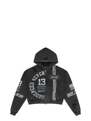 GODSPEED Roadster Zip Up Hoodie - Black