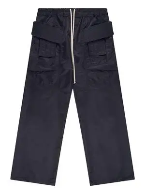Rick Owens Creatch Cargo Drawstring Pants - Black