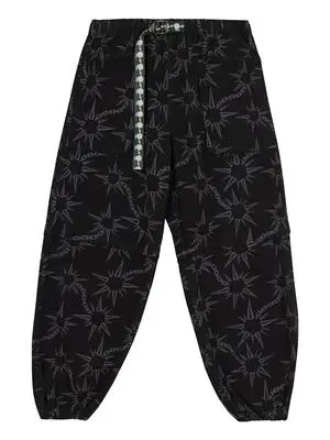 BRAIN DEAD Printed Convertible Pant - Black
