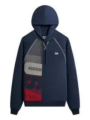 Kith For Team Usa Olympic Raglan Nelson Hoodie - Blue