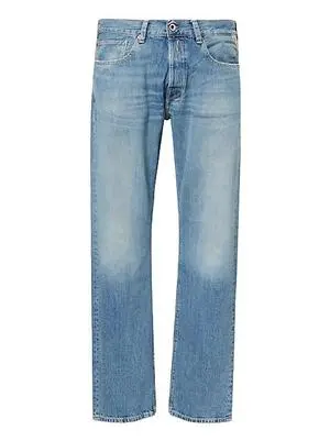 REPLAY Deryck Straight-leg Denim Jeans - Dark Blue