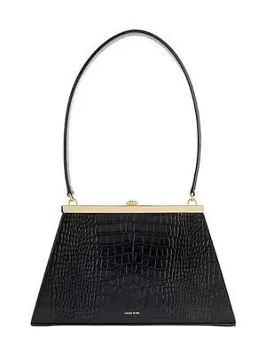 ANINE BING Leather Top-handle Bag - Embossed