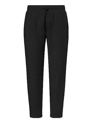 ARNE Smart Casual Tapered-leg Woven Jogging Bottoms - Black