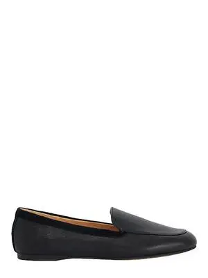 DUNE Leather Loafers - Black Leather