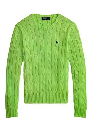 Polo Ralph Lauren Cable-knit Sweater With Logo Detail - Green