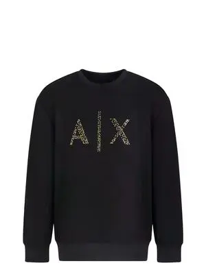 Armani Exchange Logo Sweatshirt - Black