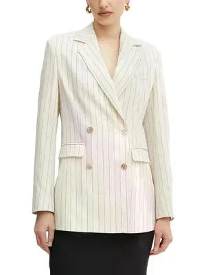 FRACOMINA Pinstripe Double-breasted Blazer - Neutrals