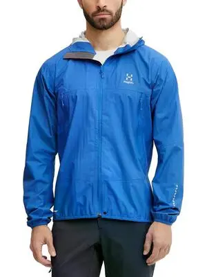 HAGLOFS Zip Hooded Performance Jacket - Blue