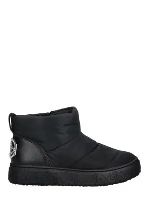Guess Urana Quilted Logo Boots - Black