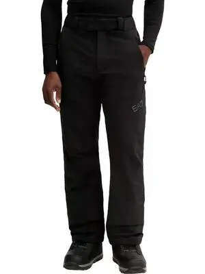 Emporio Armani Belt-loops Ski Trousers - Black