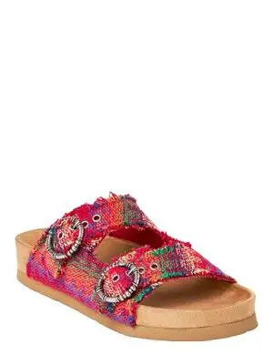 Minnetonka Georgine Slide Sandal Horizon Multi