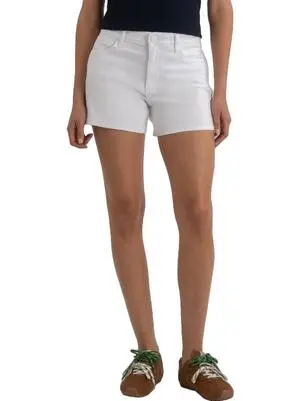 Kut From The Kloth High-waist Denim Shorts - Optic White