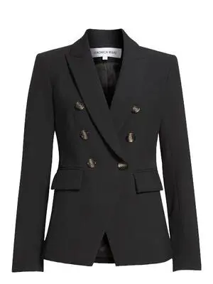Veronica Beard Miller Stretch Crepe Dickey Jacket - Black