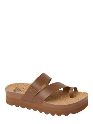 Reef Vista Laya Platform Sandal Chocolate
