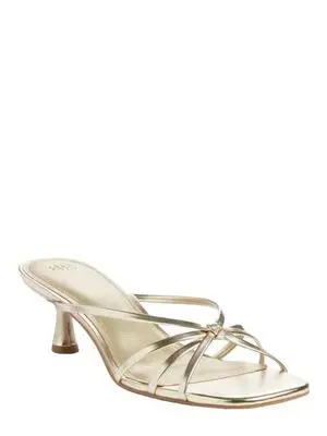 Bp. Kitten Heel Slide Sandal - Gold Metallic