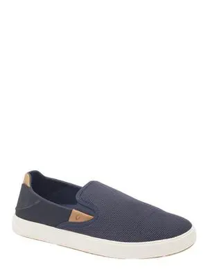 Olukai Laeahi Nui Convertible Sneakers - Trench Blue/tan