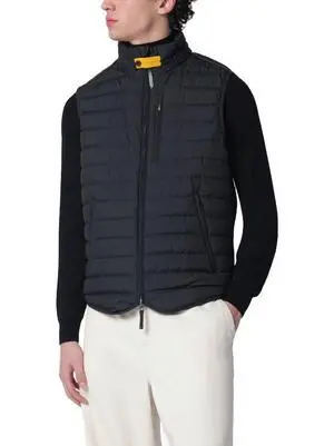 PARAJUMPERS Quilted Taffeta Vest - Black