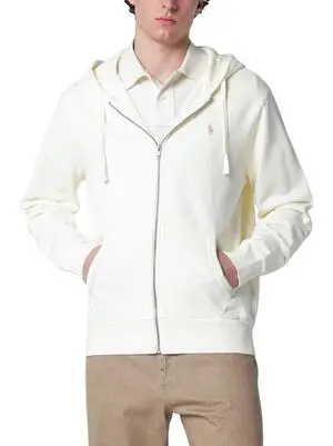 Polo Ralph Lauren Cotton Zip-up Hoodie - White
