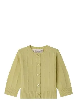Bonpoint Cashmere Cardigan - Green