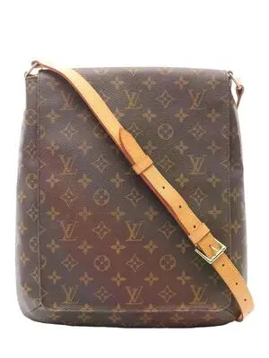 LOUIS VUITTON 2001 Monogram Musette Salsa Gm - Brown
