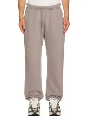 SKIMS Fleece Lounge Relaxed Jogger In Grey - Shadow