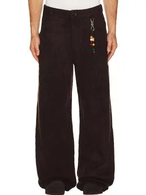 SONG FOR THE MUTE Wide Leg Pant - Brown