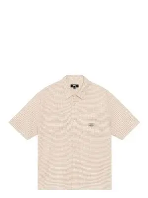StÜssy Crinkled Checkered Short - Tan